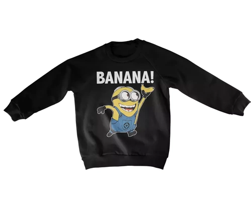 Bluza dziecięca Minionki - Banana! Czarna - Bluzy - Geek sklep Frogles.pl