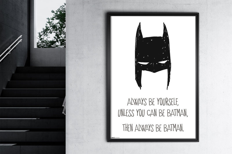 Plakat Batman - Always Be Yourself - Plakaty - Geek sklep Frogles.pl